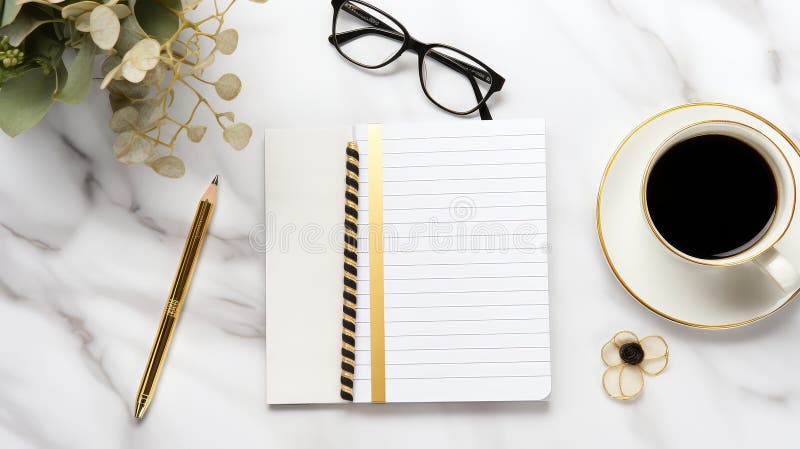 Composition Black White and Gold Stripe Stock Illustration ...