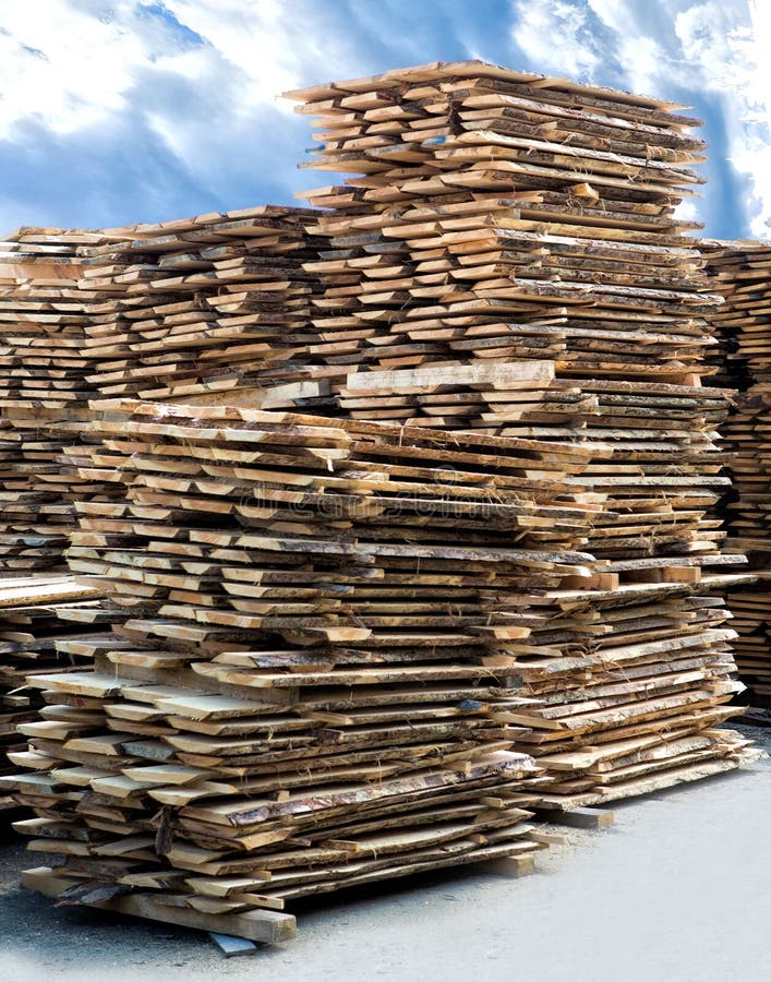 The Composition of the Boards in the Factory Carpenter Stock Image ...