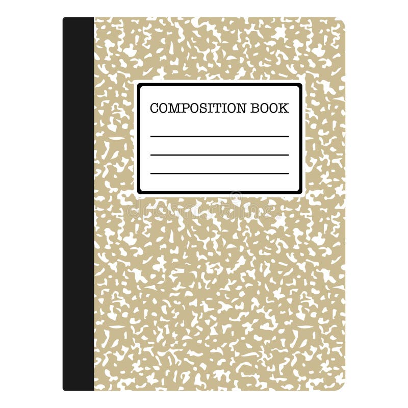 Composition Book Cover Seamless Pattern Stock Vector - Illustration of ...