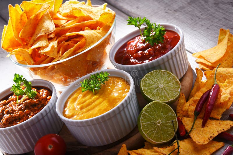 Composition with Bowl of Potato Chips Stock Photo - Image of potato ...