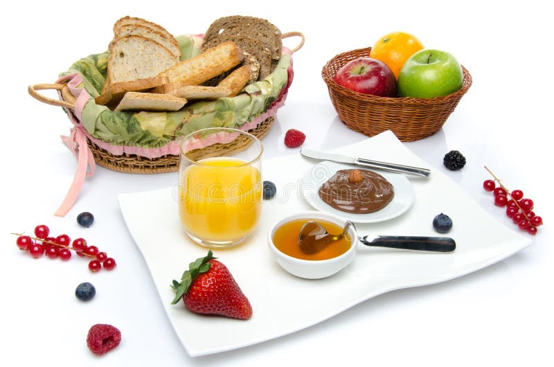 Composition of a breakfast stock image. Image of cracker - 41040427
