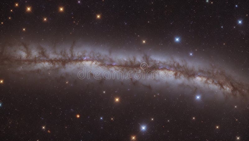 A Composition of a Brilliantly Hued Galaxy with a Spiral Shaped Star ...