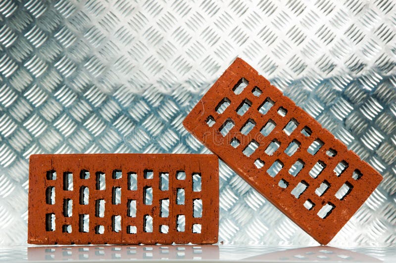 Composition of Building Objects Stock Photo - Image of industrial ...