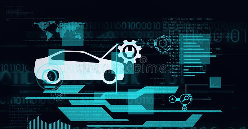 Binary Car Technology Stock Illustrations – 341 Binary Car Technology ...