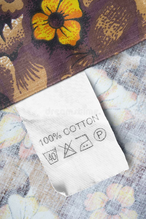 Composition and care label stock photo. Image of data - 143595628