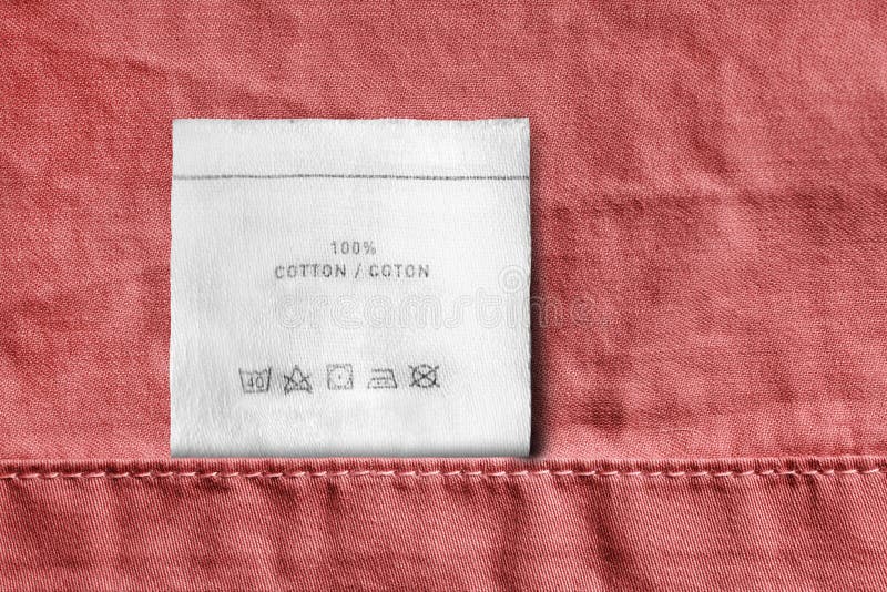 Composition and care label stock photo. Image of textile - 125160028
