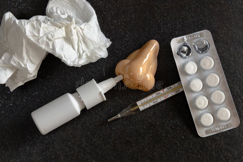 Composition - Catching a Cold Stock Photo - Image of napkins, sore ...