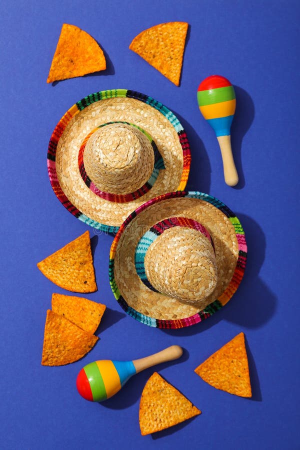 Composition for Cinco De Mayo Concept, Top View Stock Photo - Image of ...