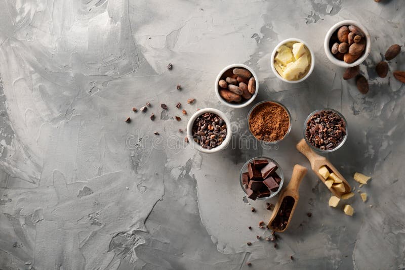Composition with Cocoa Products Stock Image - Image of ingredient ...