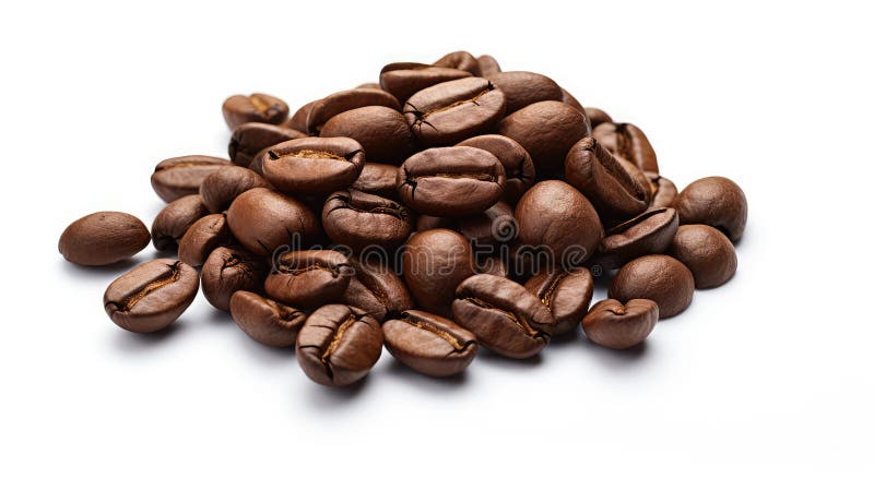 Composition Coffee Beans Transparent Background Stock Illustration ...