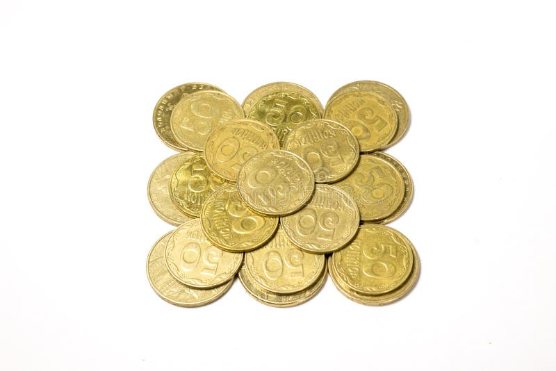 Composition of the coins stock image. Image of metal - 80903563