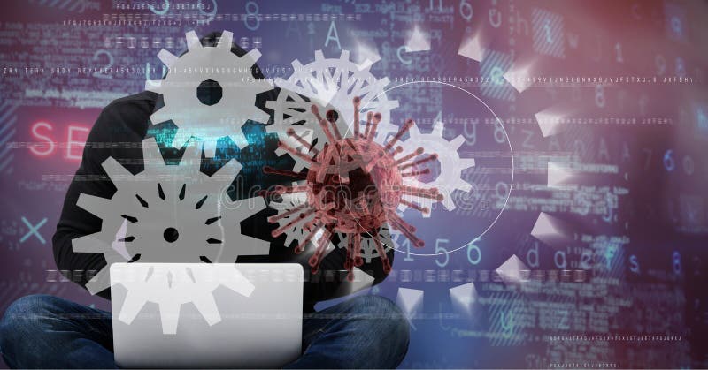 Cogs Data Computer Technology Background Stock Illustration ...