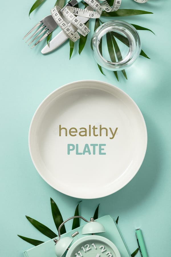 Composition with Cutlery, Plate, Measuring Tape, Blank Paper Notebook ... Composition with Cutlery, Plate, Measuring Tape, Blank Paper Notebook ...