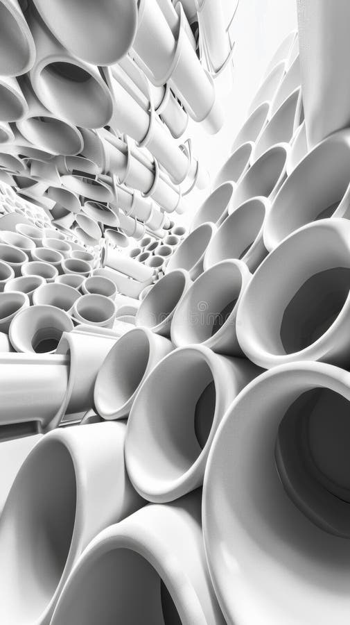 A Composition of Cylindrical Shapes Intersecting at Different Angles ...