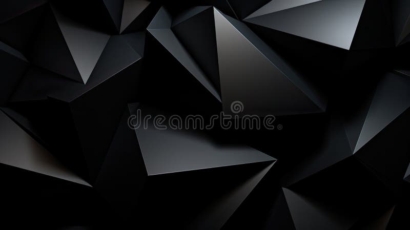 Composition Dark Abstract Shapes Stock Illustration - Illustration of ...