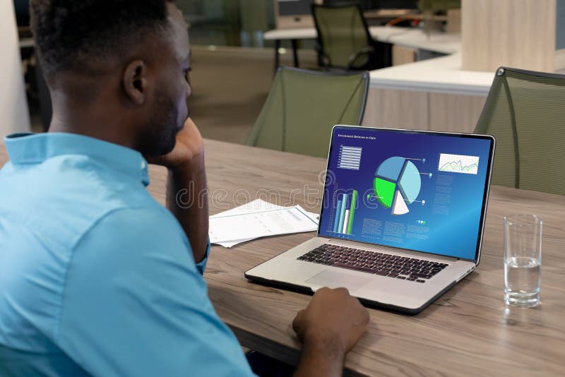 Composition of Data Processing on Laptop Over African American ...