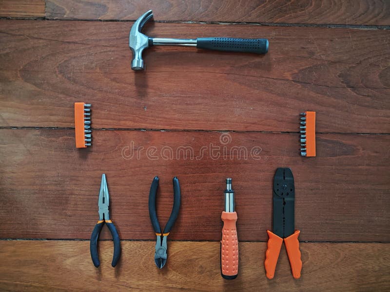 Composition with Different Tools. Labor Day Celebration Stock Photo ...