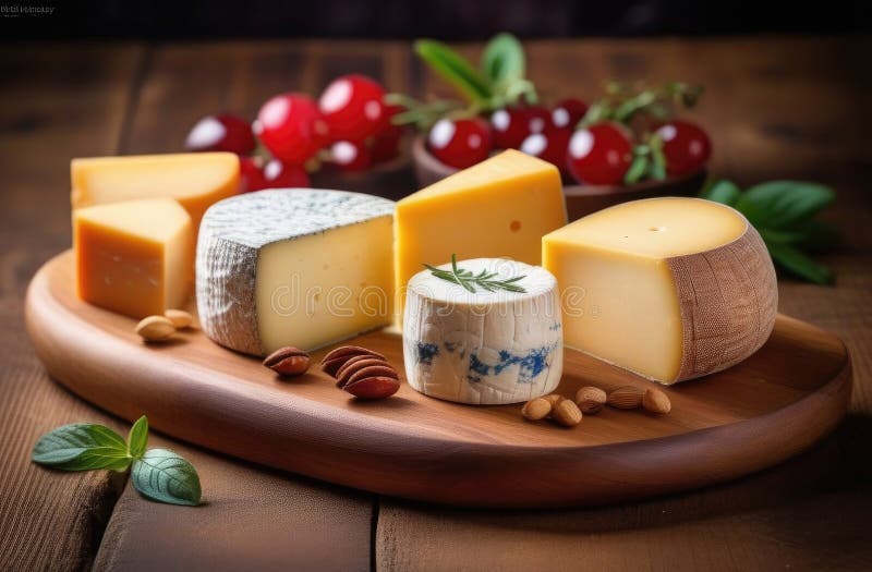 Composition of Different Types of Cheese, Cheese Plate: Parmesan ...
