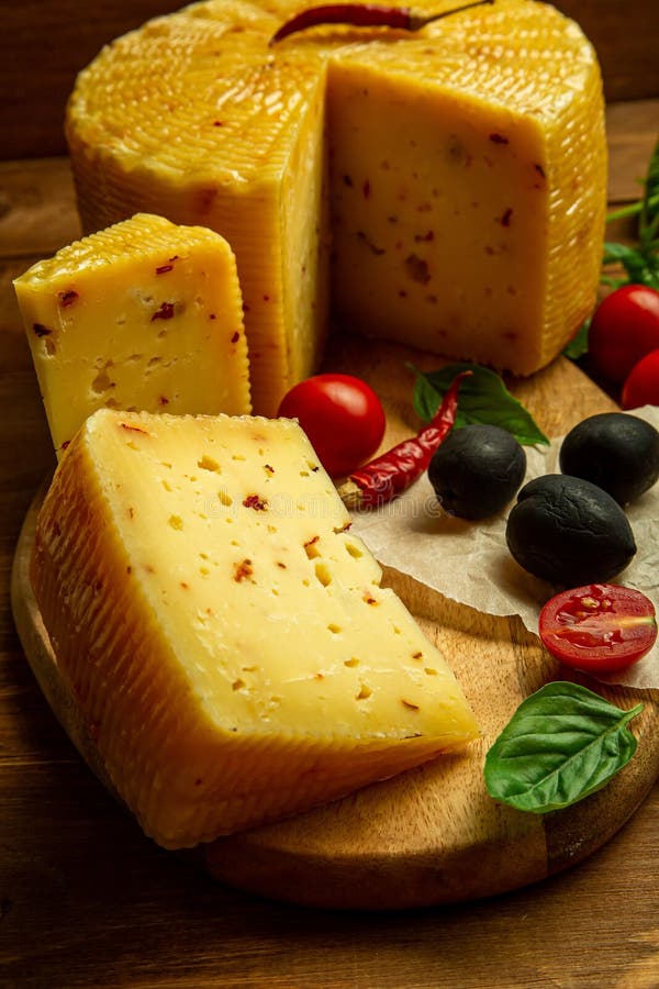 Composition of Different Types of Sliced Cheese: Hard, Mature, Cheese ...