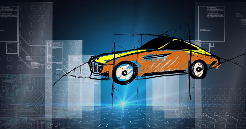 Binary Car Technology Stock Illustrations – 341 Binary Car Technology ...