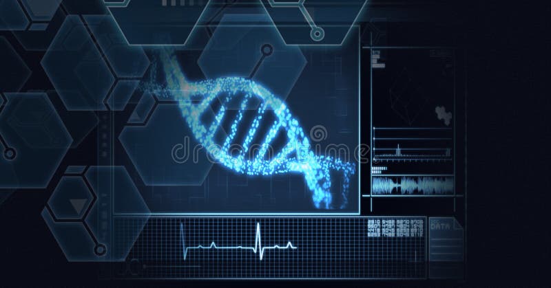 Composition of Dna Strand, Chemical Compounds and Medical Data ...
