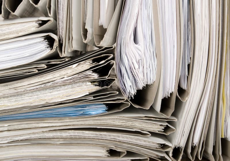 File Stack stock image. Image of desk, order, organization - 14010203