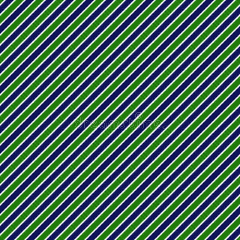 Green and Navy Stripes Seamless Pattern Stock Vector - Illustration of ...