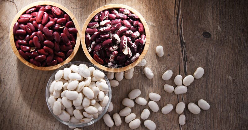 Composition with Dried Beans on the Table Stock Photo - Image of ...