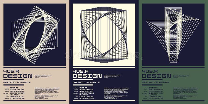 Composition with Dynamic and Geometric Shapes. Abstract Background for ...