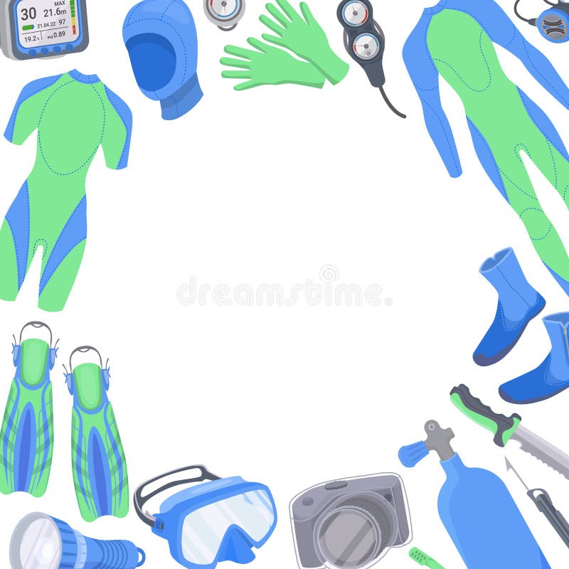 Scuba Diving Border Stock Illustrations – 100 Scuba Diving Border Stock ...