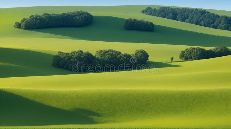 A Composition of an Enchantingly Whimsical Landscape with a Few Trees ...