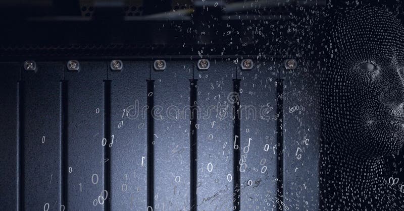 Computer Exploding With Energy. Stock Photo - Image of display, digital ...