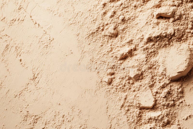 Soft Beige Matte Surface Displaying a Fine Powdery Texture with Slight ...
