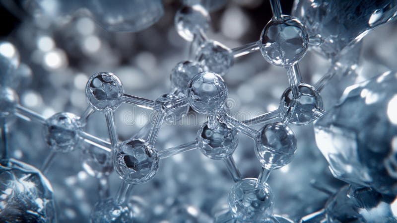 Detailed Close-up of a Molecular Structure Showcasing Intricate ...