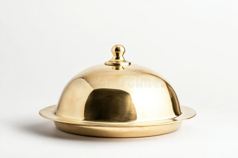 Elegant Butter Dish Placed on a Clean White Background Showcasing ...