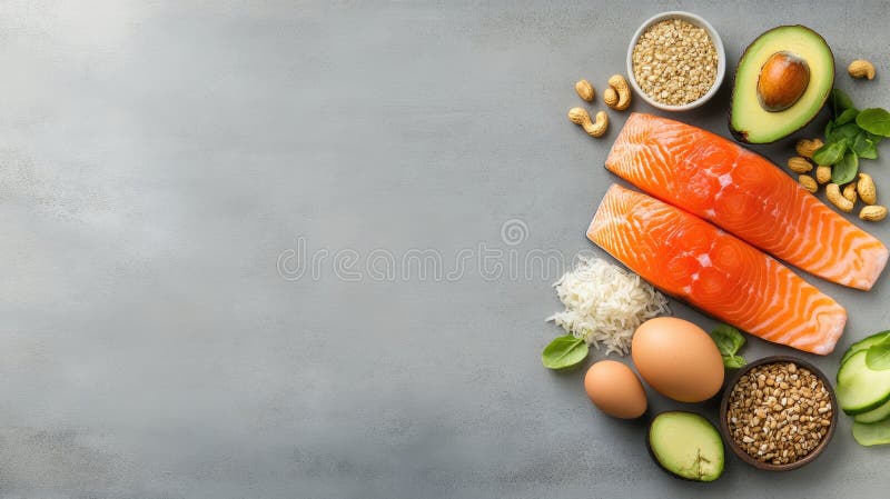 This Composition Features a Variety of Fresh Fish Alongside an ...