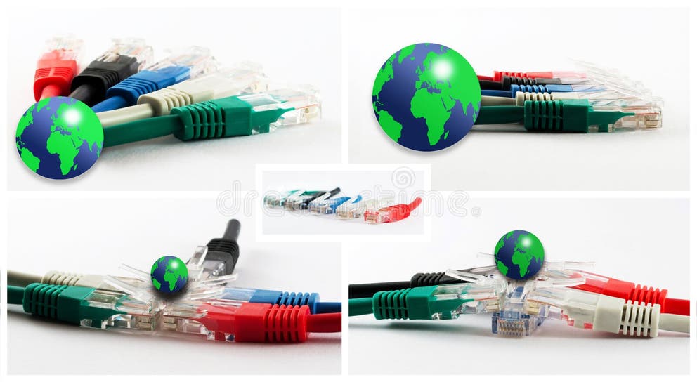 Lan connectors stock photo. Image of planet, network - 29755190