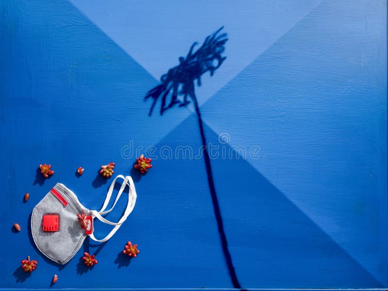 Composition with N95 Face Mask Stock Image - Image of prevention ...