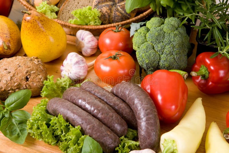 Composition of food stock photo. Image of colorful, garlic - 9110802