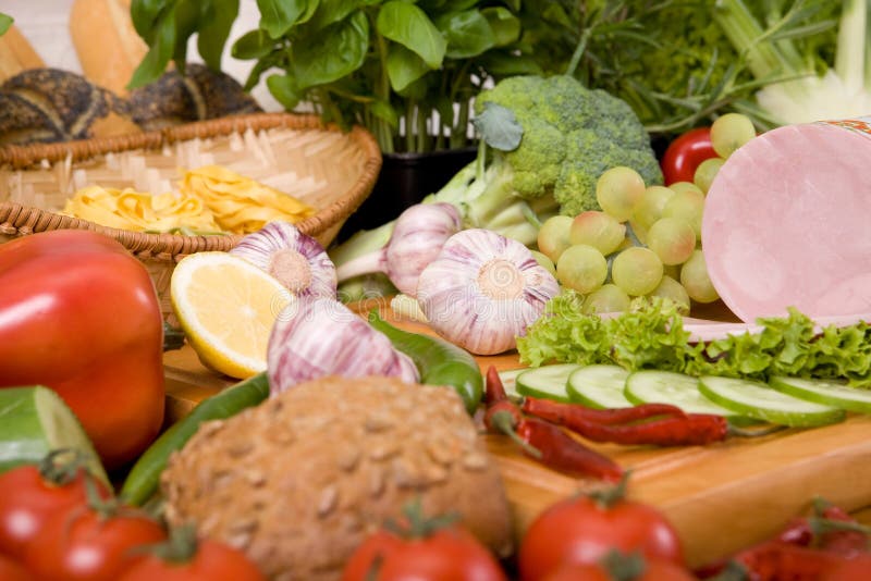 Composition of food stock image. Image of apple, light - 9111133