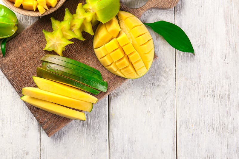 Fresh mango stock image. Image of salad, breakfast, golden - 23861065
