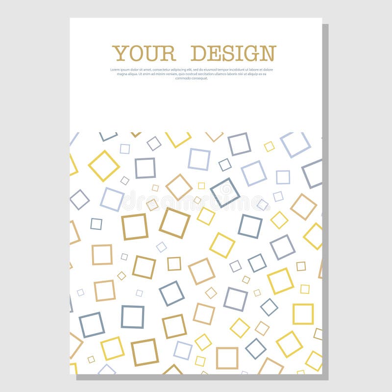 The Composition of Geometric Shapes. Layout for Creative Ideas for the ...