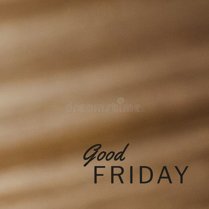 Composition of Good Friday Text with Blurred Background Stock ...