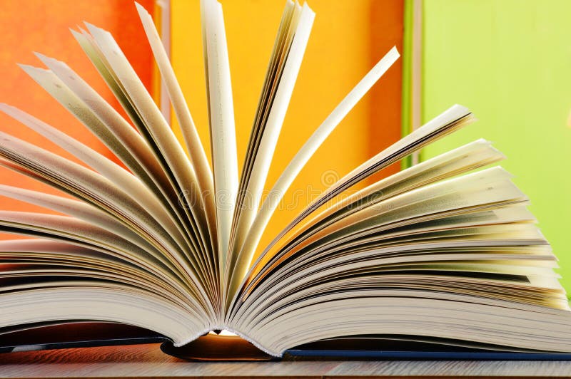 Composition with Hardcover Books in the Library Stock Photo - Image of ...