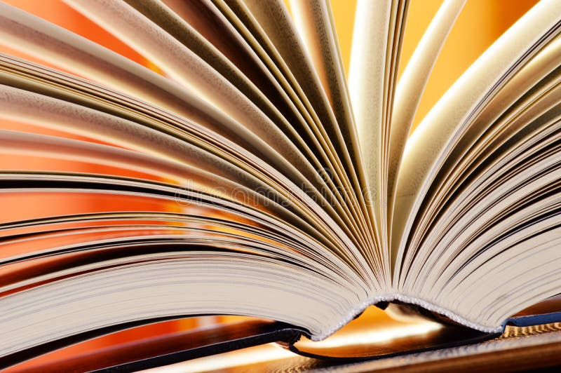 Composition with Hardcover Books in the Library Stock Photo - Image of ...