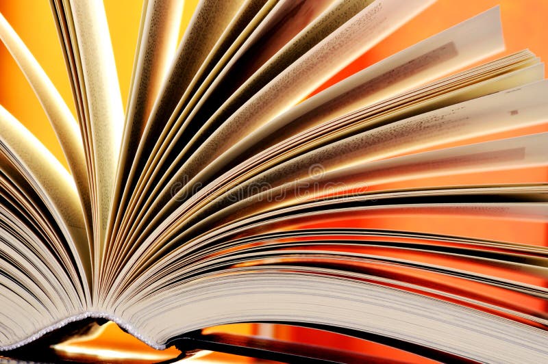 Composition with Hardcover Books in the Library Stock Photo - Image of ...