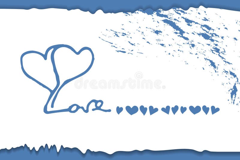 A Composition of Hearts. a Declaration of Love, Created on a Scrap of ...