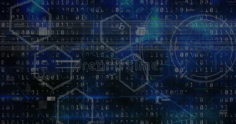 Composition Of Interference Over Binary Coding And Shapes On Black