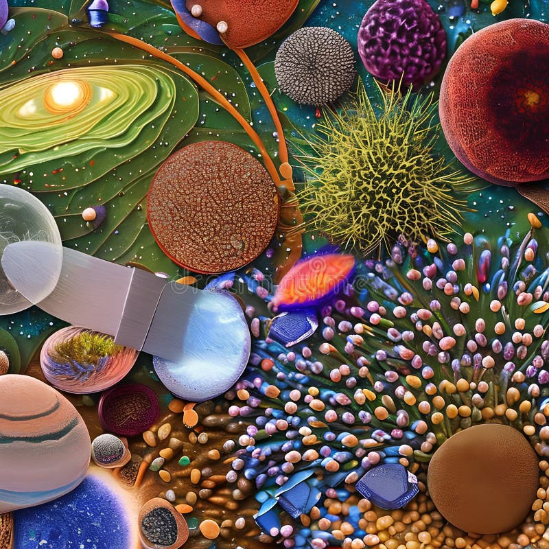 Microscopic Worlds Stock Illustrations – 60 Microscopic Worlds Stock ...