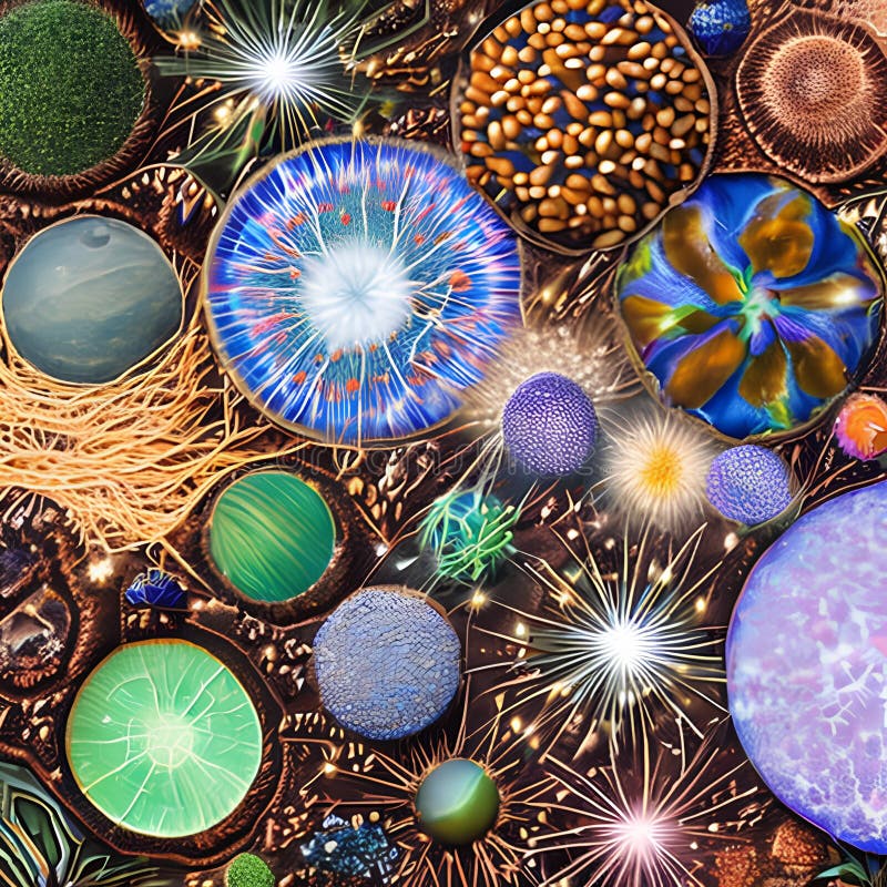 A Composition of Intricate Details and Microcosmic Worlds, with ...